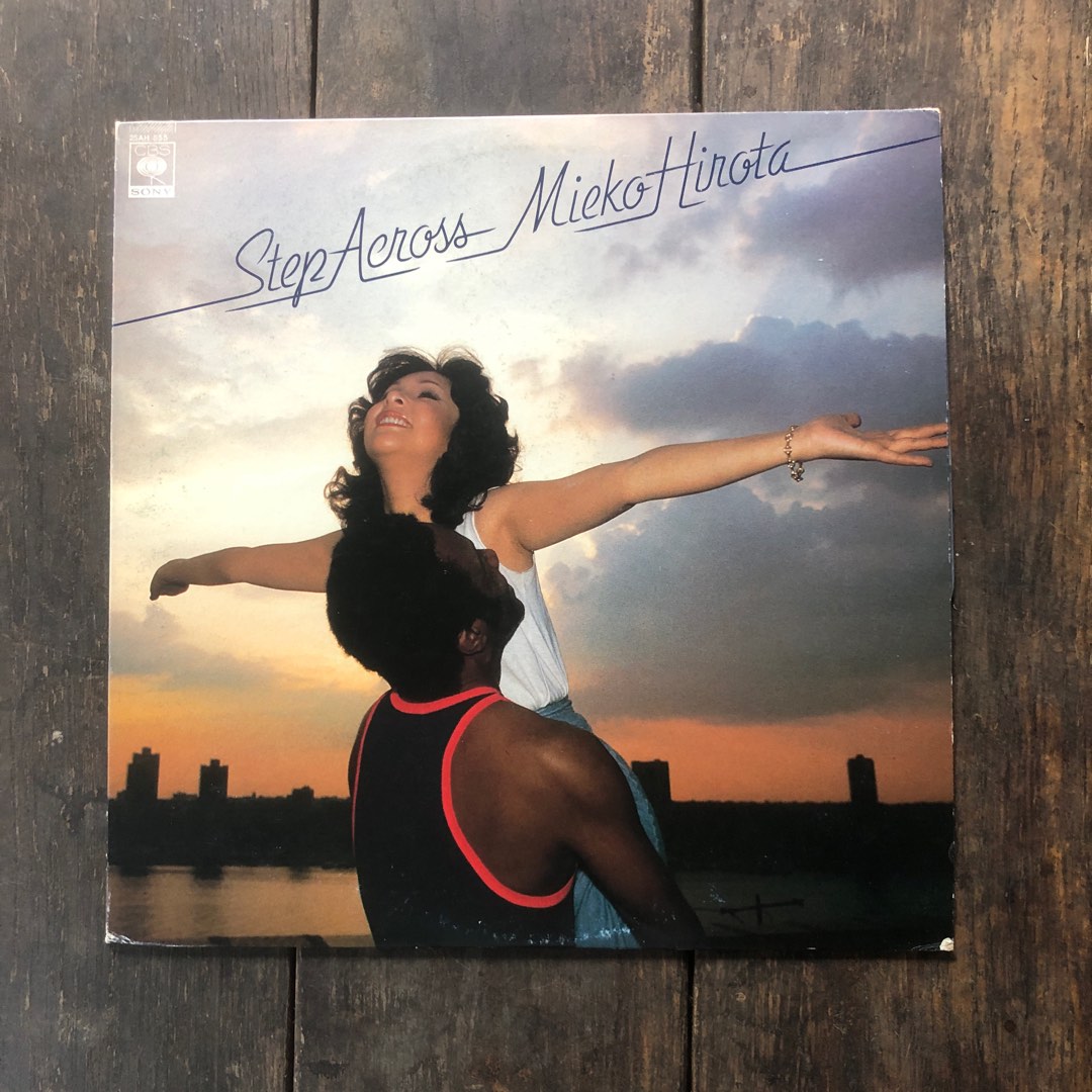 15313 Mieko Hirota-Step Across (Japan 1978) 25AH-555/LP/Jazz, Funk/Japanese, Hobbies & Toys ...