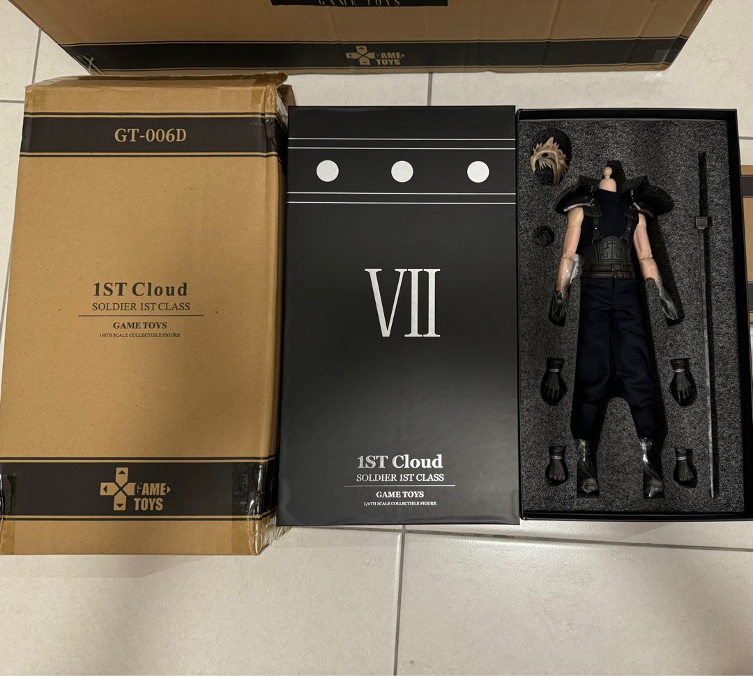1/6 Scale GameToys [GT-006D Cloud Strife First Class Soldier Upgrade ...