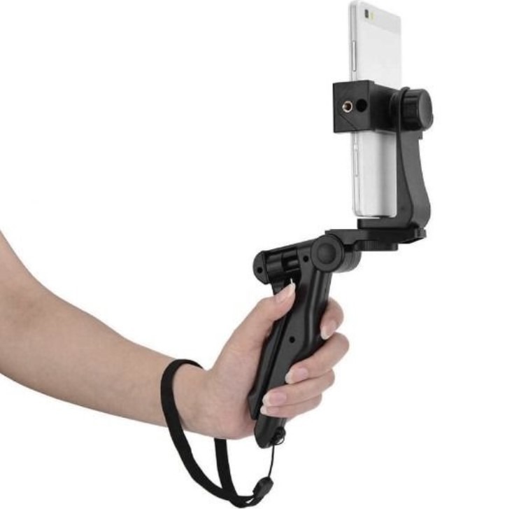 2 in 1 Hand Grip Mount for Mobile Phone Holder plus Tripod for ...