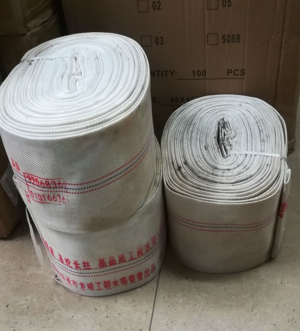 4 inch PVC Rubber Fire Hose For Agricultural Industry Fire Fighting ...