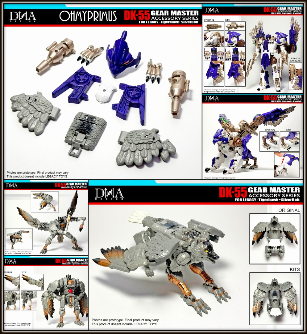 ⭐ [𝗣𝗿𝗲-𝗼𝗿𝗱𝗲𝗿] DNA Design DK-55 DK55 Gear Master (Upgrade kit for ...