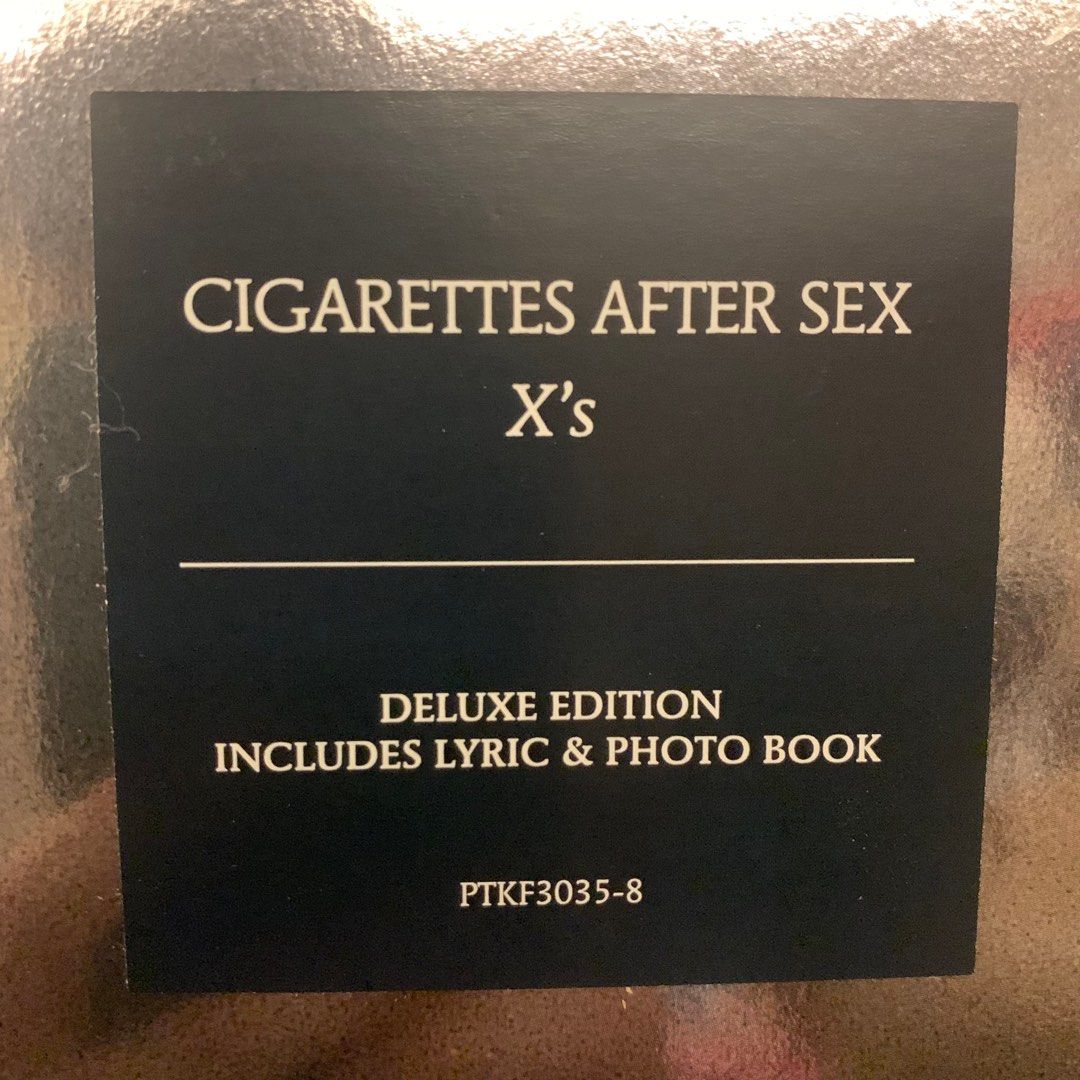 2024 Deluxe Lp 透明膠 Cassette Cigarettes After Sex 《xs》|黑膠唱片 Cas