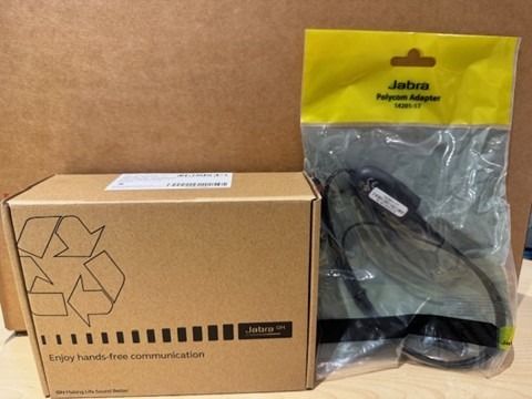 全新 Jabra PRO 920 wireless headset 無線商用耳機 + Jabra Polycom Adapter, 電腦＆科技 ...