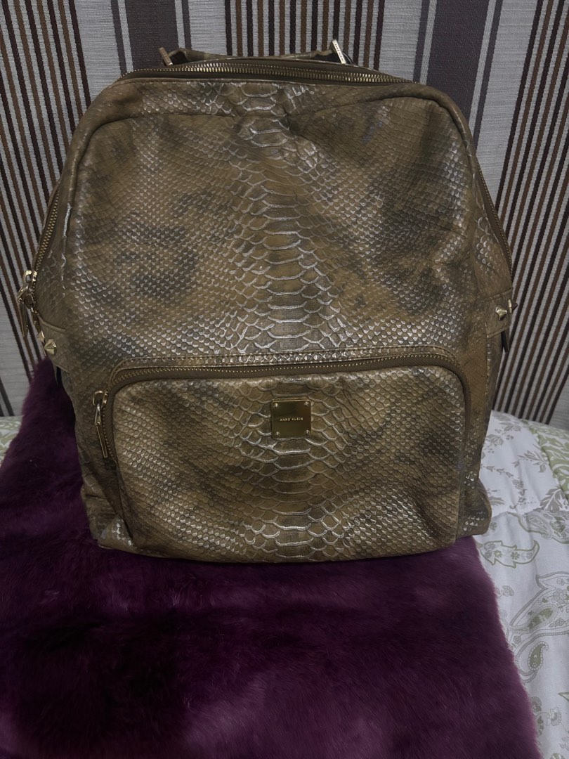 Anne klein snake skin leather BP, Women's Fashion, Bags & Wallets ...