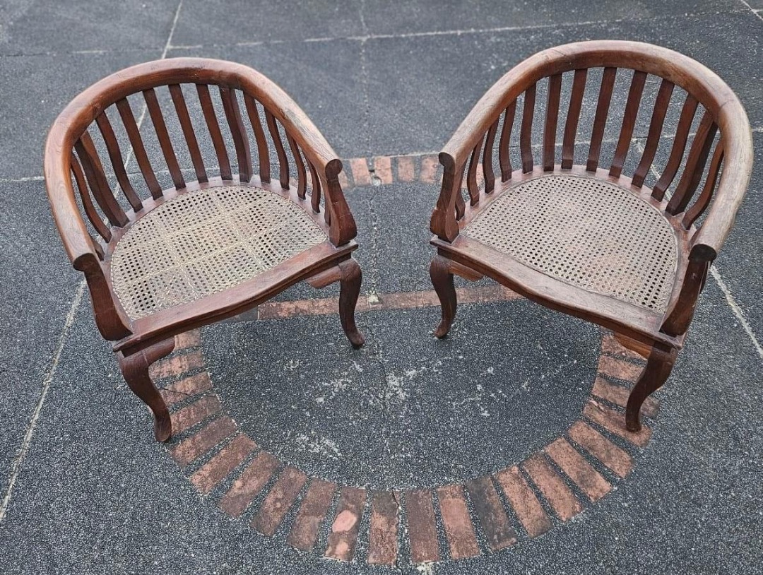 ANTIQUE SOLOHIYA NARRA Set of Arm Chairs, Furniture & Home Living ...