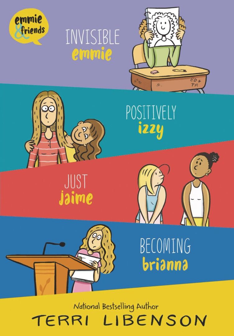 🌟AUTHENTIC🌟 Emmie & Friends 4-Book Box Set: Invisible Emmie, Positively ...