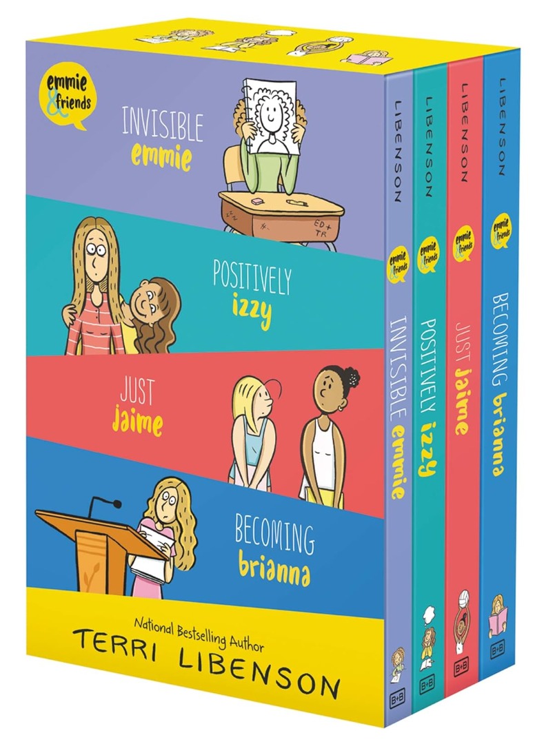 🌟AUTHENTIC🌟 Emmie & Friends 4-Book Box Set: Invisible Emmie, Positively ...