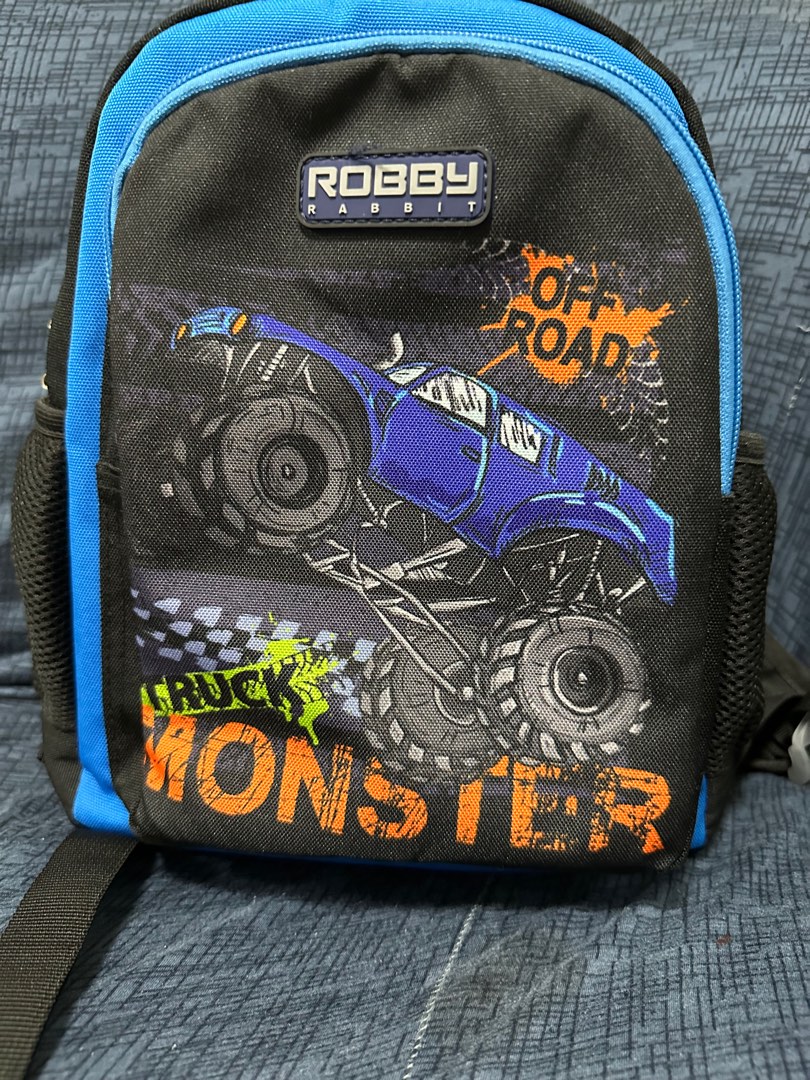 Authentic Robby Rabbit School REVERSIBLE Backpack for Preschool, Babies ...