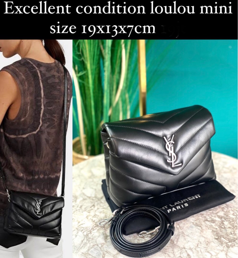 Authentic YSL lou lou mini, Fesyen Wanita, Tas & Dompet di Carousell