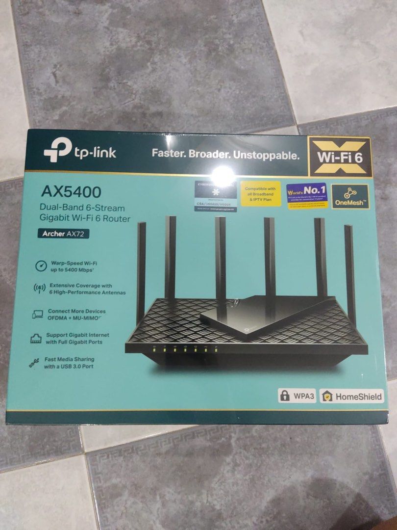 AX5400 Wifi 6 Router, Computers & Tech, Parts & Accessories, Networking ...