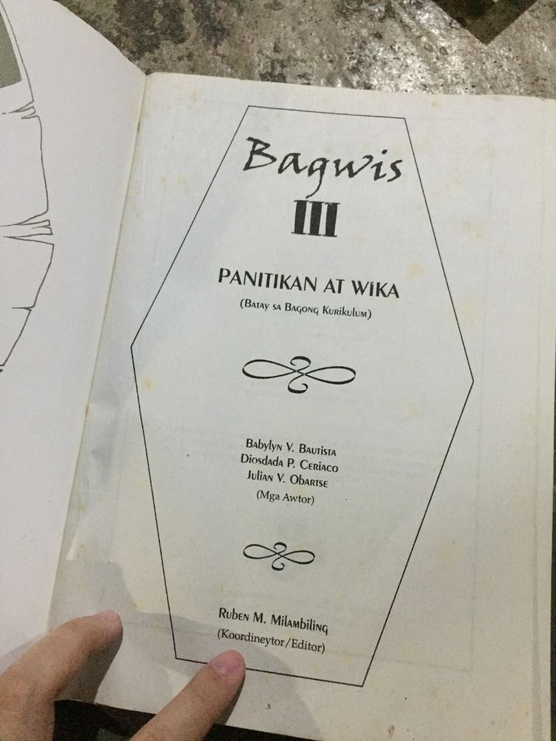 Bagwis III Panitikan at Wika (Serye sa PANITIKAN at WIKANG FILIPINO), Hobbies & Toys, Books ...
