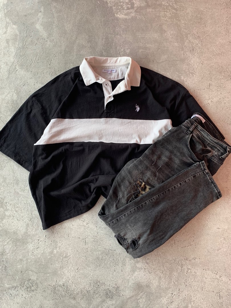 Best combo polo dan ripped denim zara not ralph lauren starboy fred ...