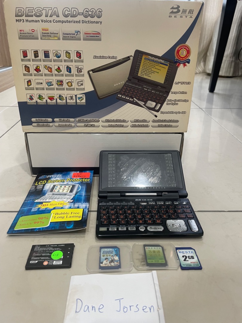 Besta Digital Dictionary, Computers & Tech, Laptops & Notebooks on Carousell