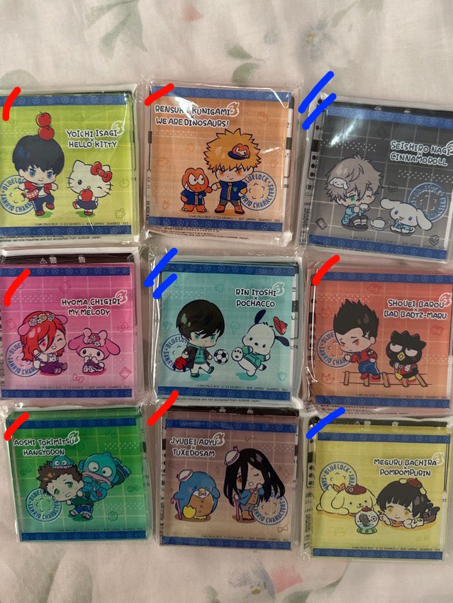 BLUELOCK x SANRIO Acrylic Blocks, Hobbies & Toys, Memorabilia ...