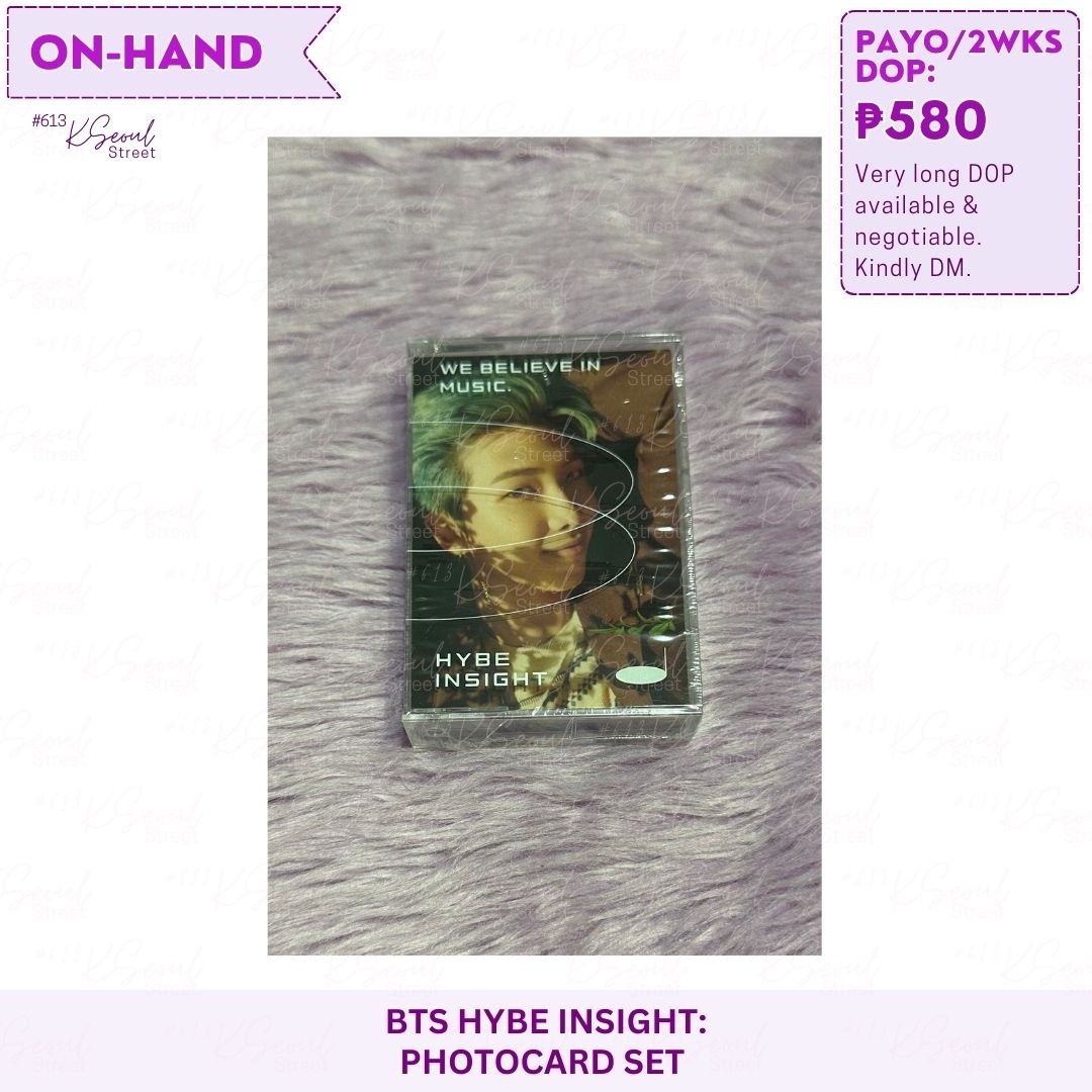 BTS HYBE INSIGHT PHOTOCARD PSC SET, Hobbies & Toys, Memorabilia & Collectibles, K-Wave on Carousell