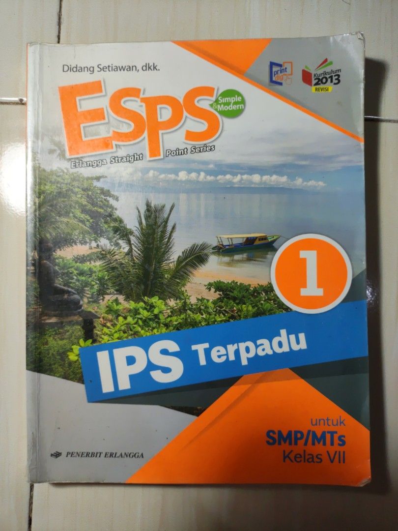 BUKU IPS.SMP 1,2,3. ESIS dan ERLANGGA., Buku & Alat Tulis, Buku Pelajaran di Carousell