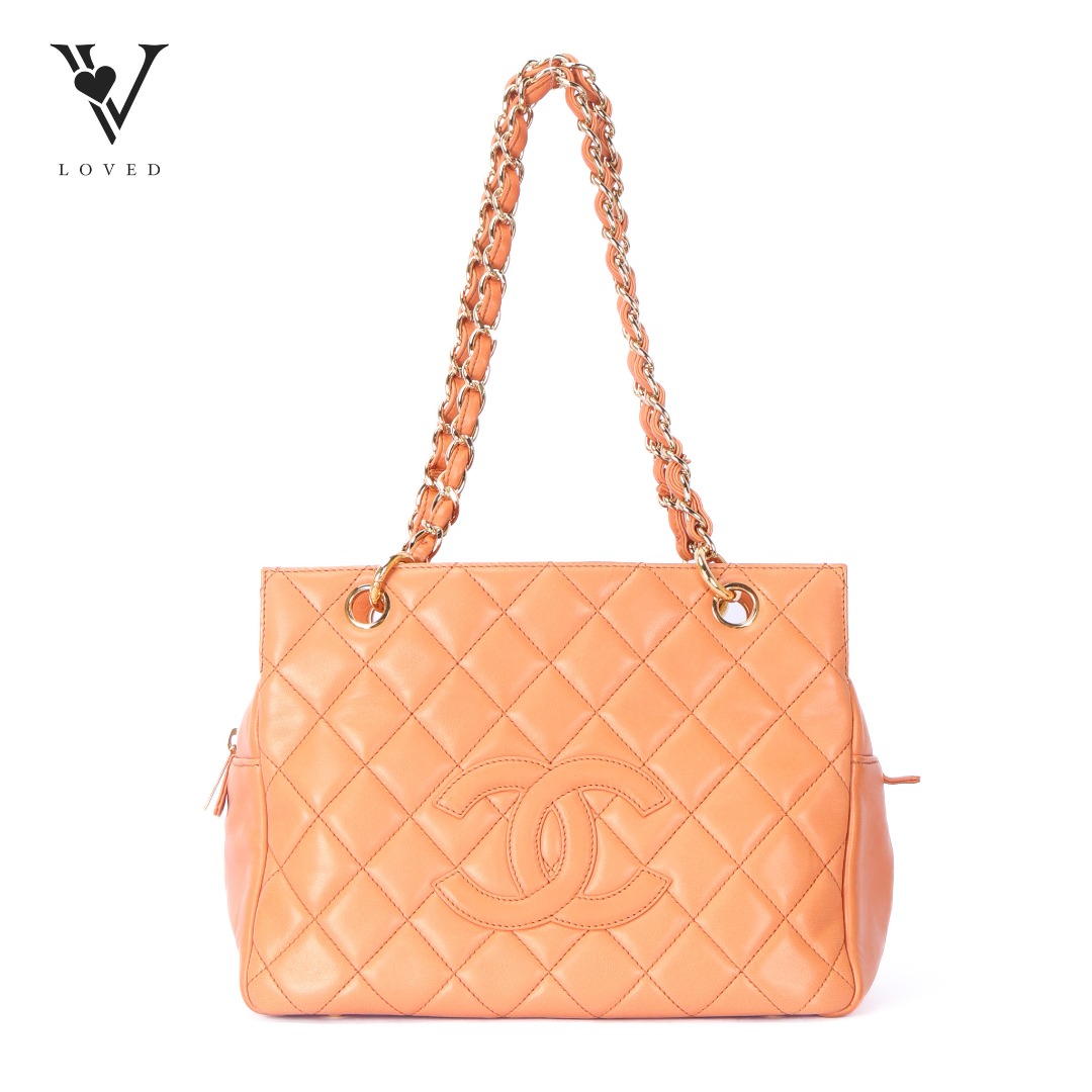 Chanel Petite Timeless Tote Quilted Calfskin, Luxury, Bags & Wallets on Carousell