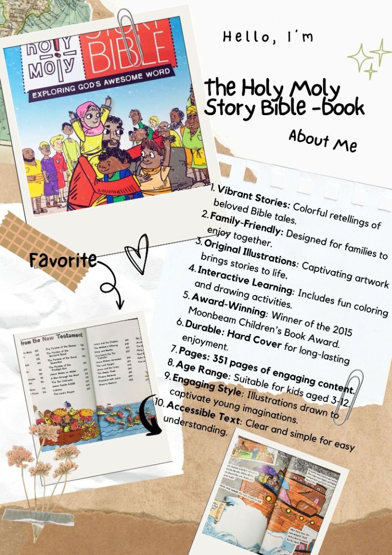 Children Bible Story: The Holy Moly Story Bible - Exploring God's ...