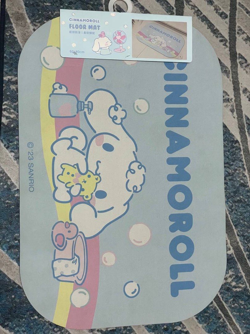Cinnamoroll Floor mat, Furniture & Home Living, Home Decor Accessories ...