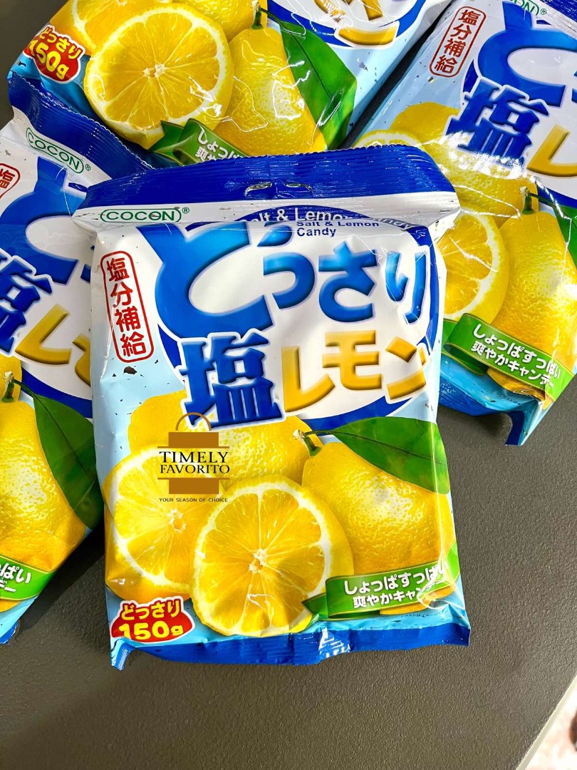 Cocon Salt and Lemon Candy 150g, Food & Drinks, Packaged & Instant Food on Carousell