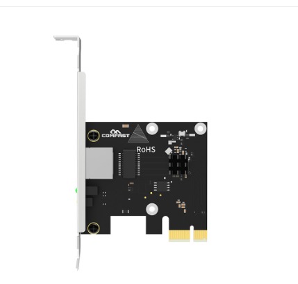 COMPAST CF-P25 V2 2 5Gbps PCI-E桌上型機電競網卡, 電腦＆科技, 電腦周邊及配件, Wifi及上網相關產品 ...