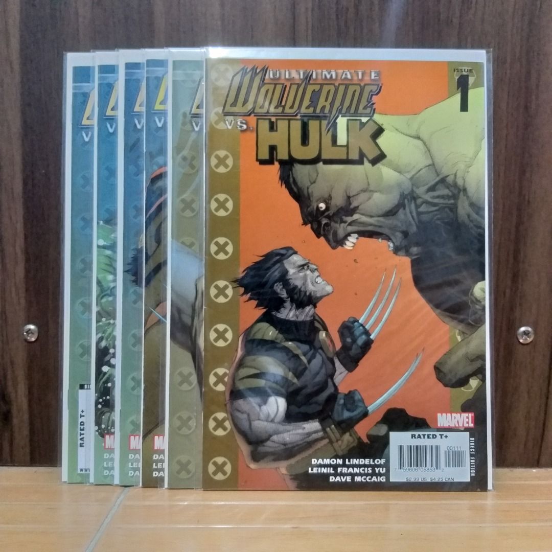 (Complete) Ultimate Wolverine vs Hulk: Issue #1-6, VF Condition ...