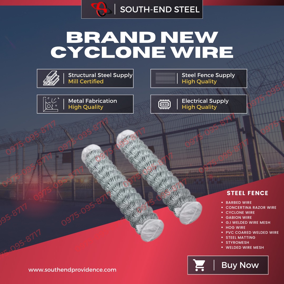 Cyclone Wire 10 meters & Chain Link Fence / Kambing Wire / Pambakod ...