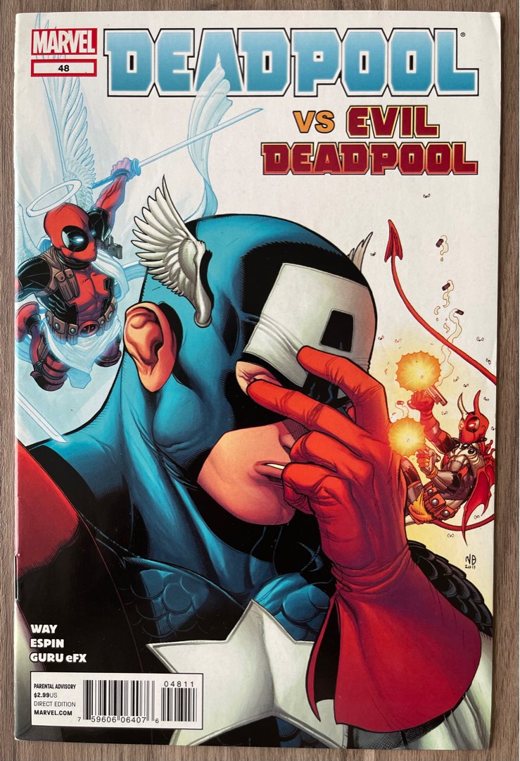 DEADPOOL #48 ( EVIL DEADPOOL | CAPTAIN AMERICA ) 🔥 - MARVEL COMICS ...