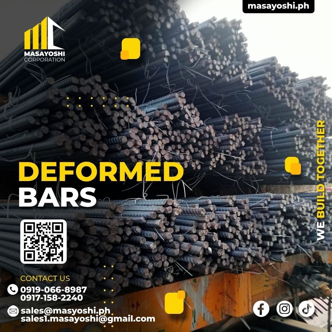 Deformed Bar 9mm x 6m | Rebar | RSB | Deform Bar | Reinforcement Bar ...