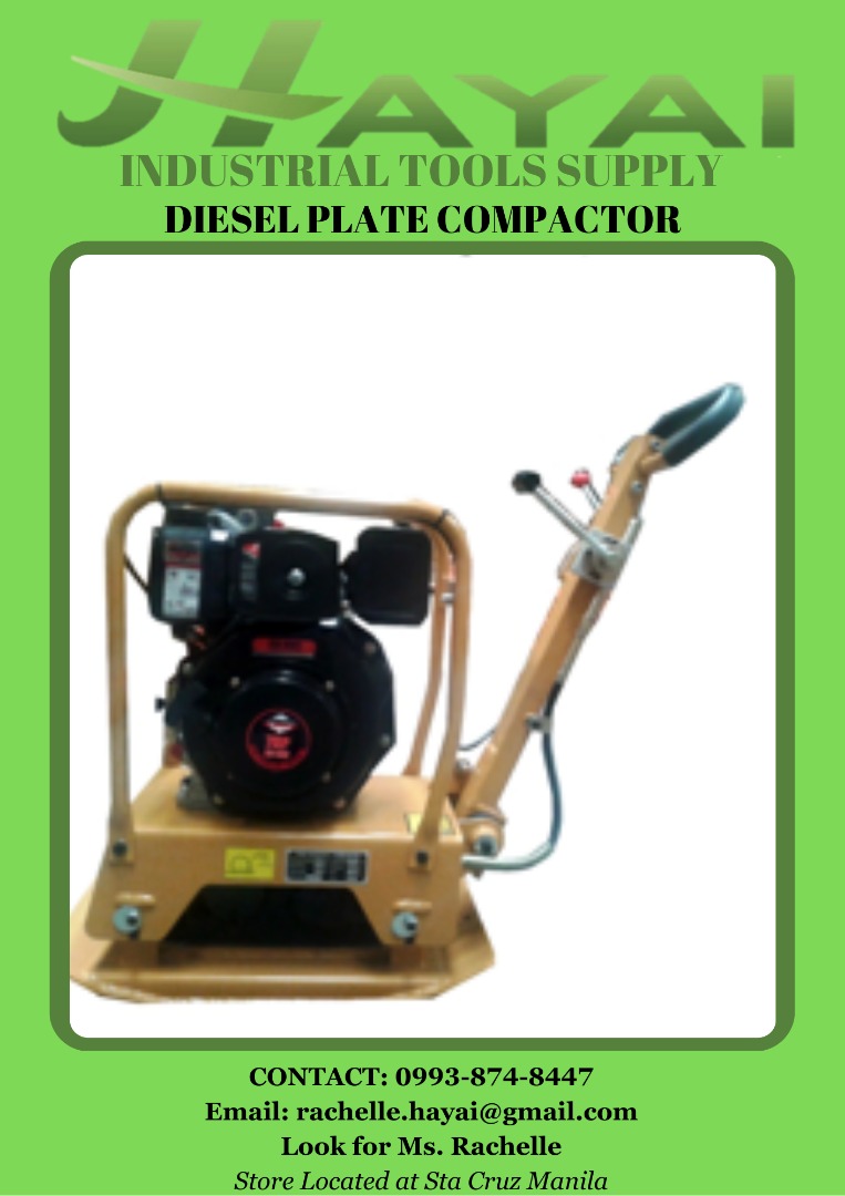 DIESEL PLATE COMPACTOR, Commercial & Industrial, Industrial Equipment ...