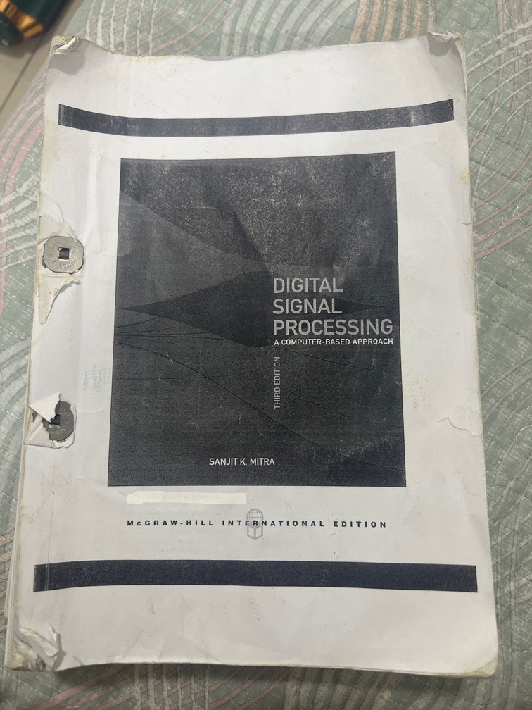 Digital Signal Processing Textbook ( DSP), Hobbies & Toys, Books ...