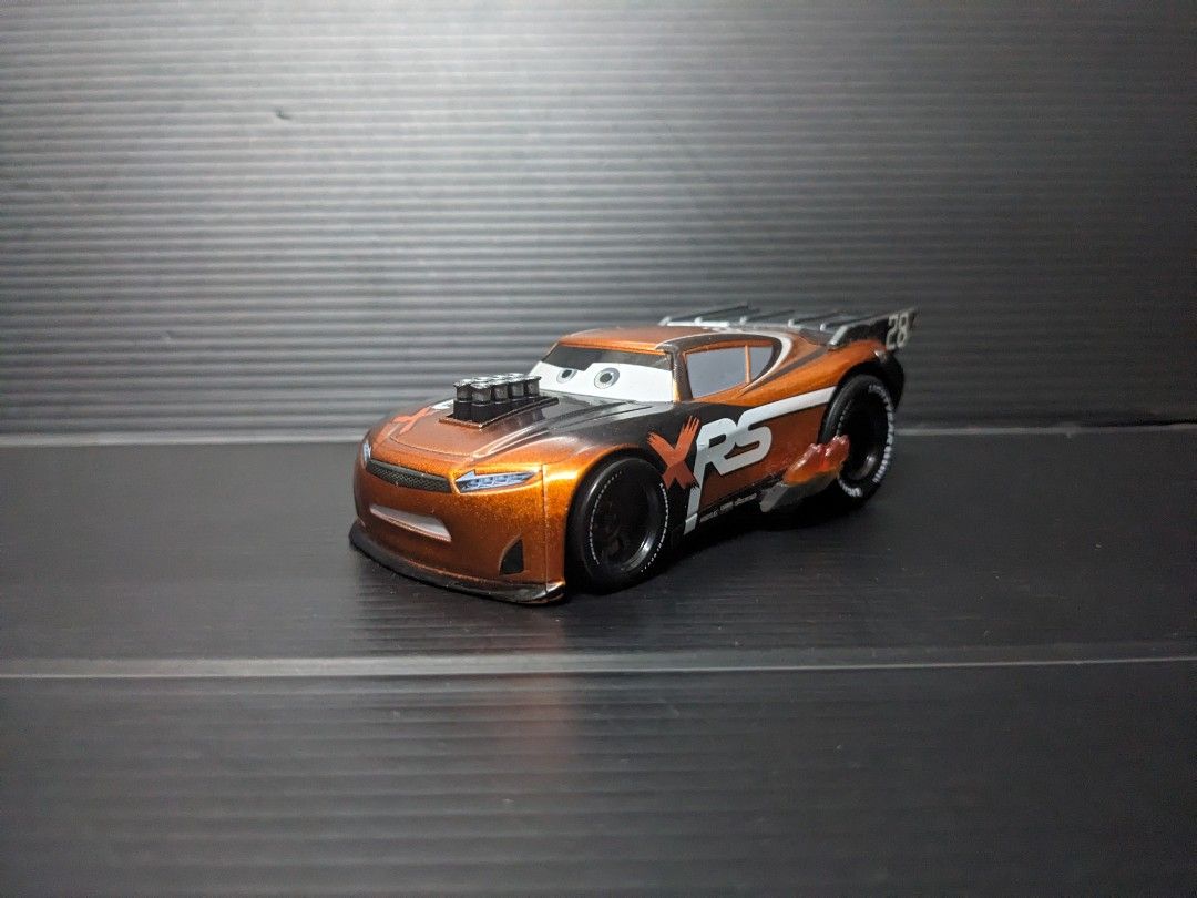 Disney Pixar Cars XRS Drag Racer Diecast & Tim Treadless #28, Hobbies ...