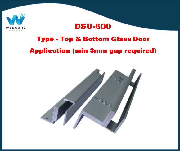 Door Access Bracket for EM Lock at Frameless Glass Door (DSU-600 ...