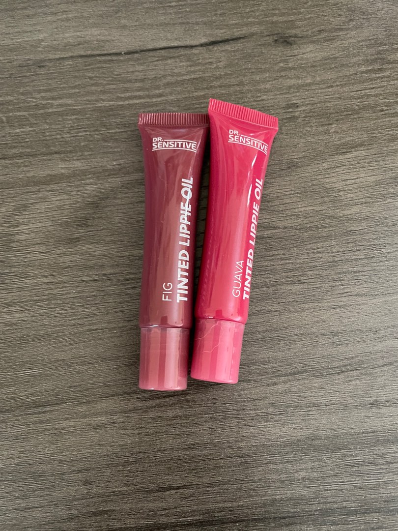 Dr. Sensitive Tinted Lippie Oil (Fig & Guava), Beauty & Personal Care ...