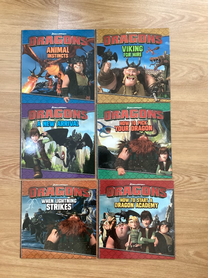 Dragon books by DreamWorks, Hobbies & Toys, Books & Magazines, Children ...