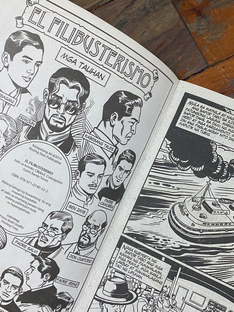 El Filibusterismo Nobela ni Dr. Jose P. Rizal Komiks Comics Version ...