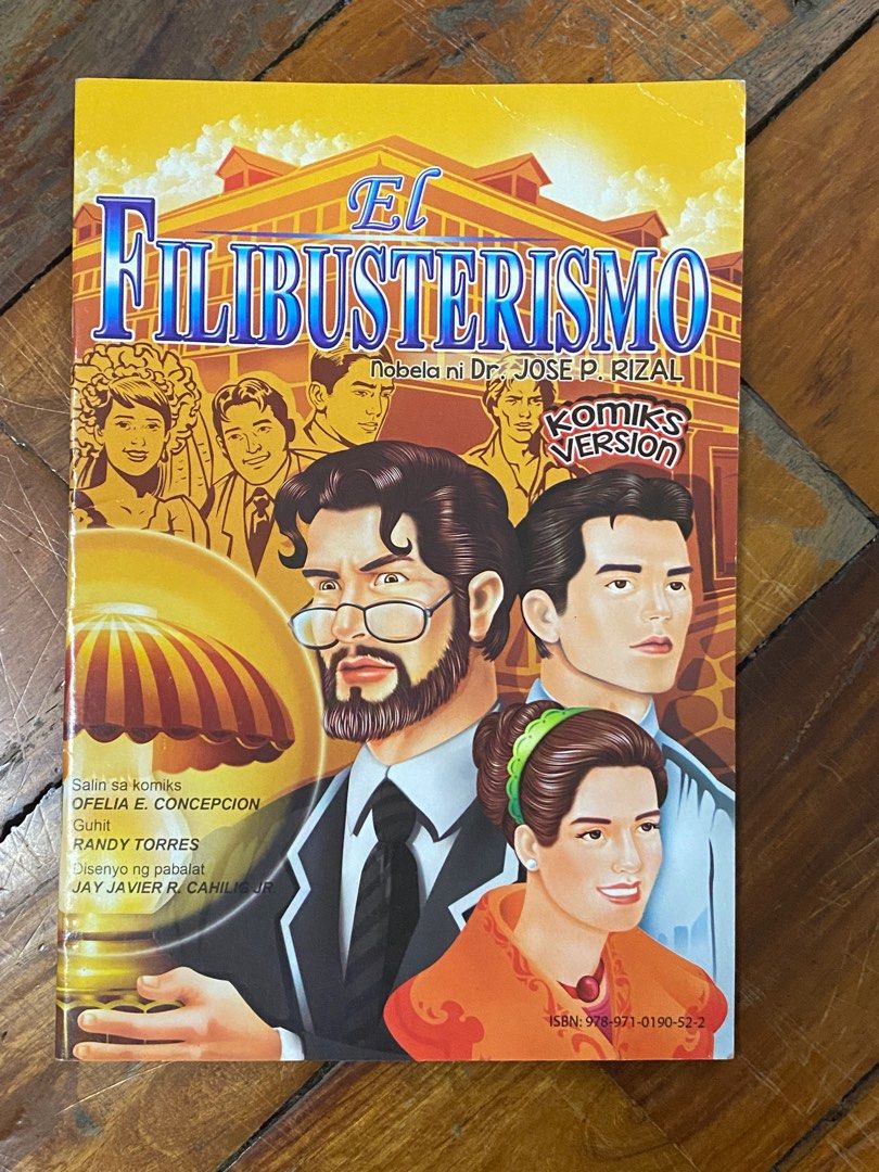 El Filibusterismo Nobela ni Dr. Jose P. Rizal Komiks Comics Version ...