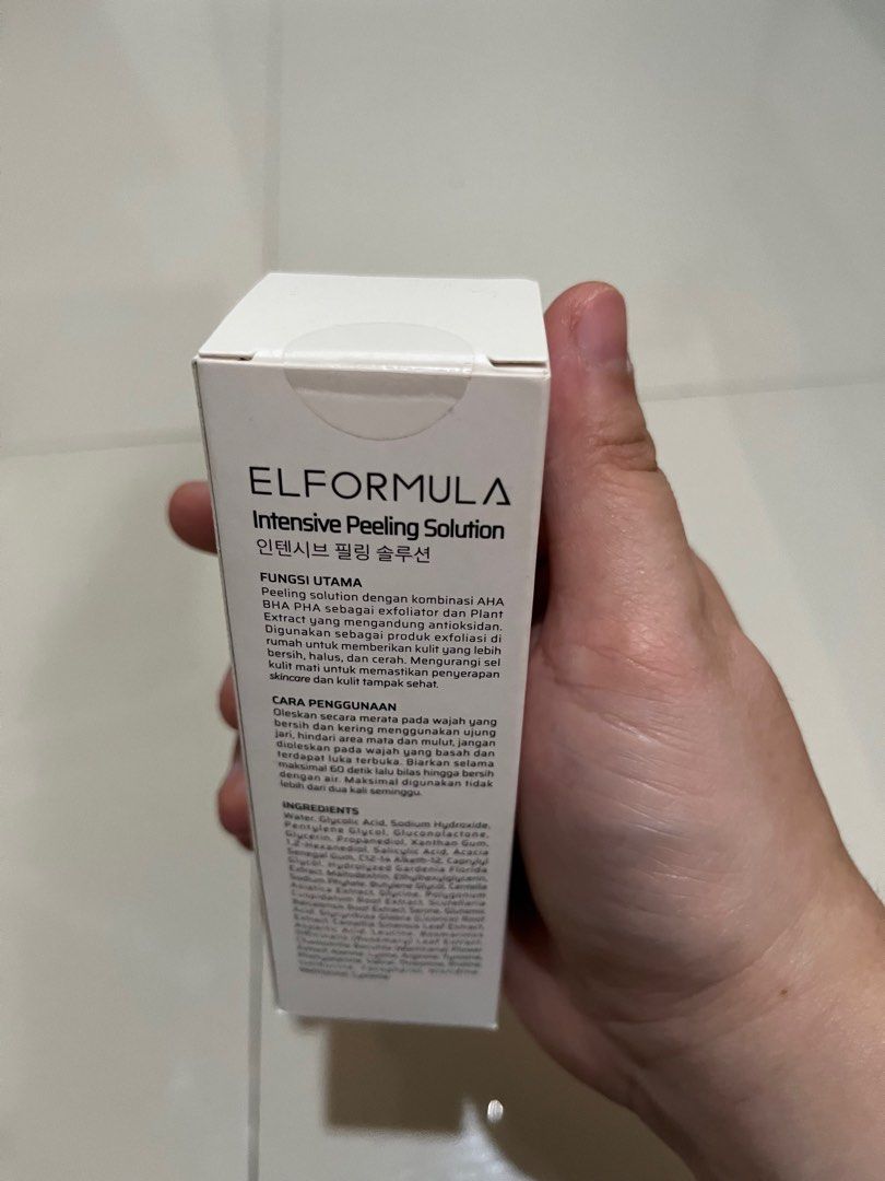 Elformula Intensive Peeling Solution. Serum Exfoliasi Elformul masih ...