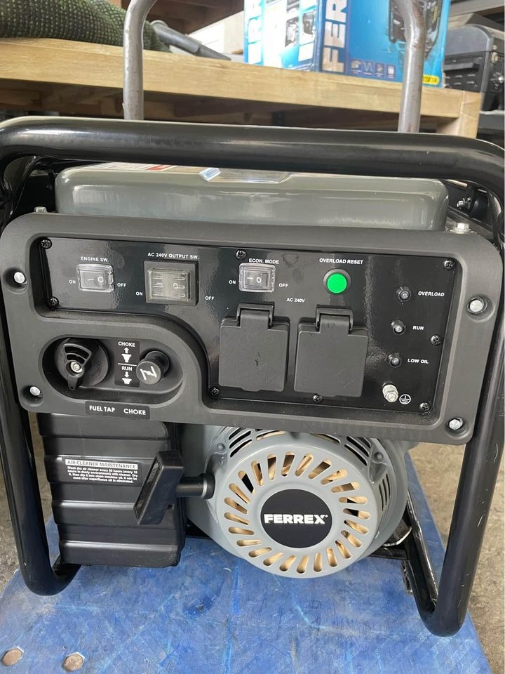 Ferrex 3300W Petrol Inverter Generator, Furniture & Home Living, Home ...