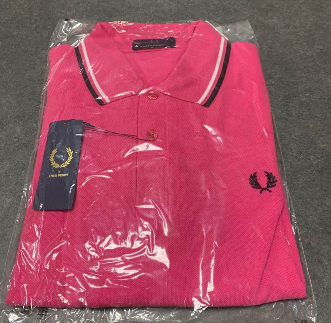 Fred Perry Pink Polo Shirt Made in England, Men's Fashion, Tops & Sets ...