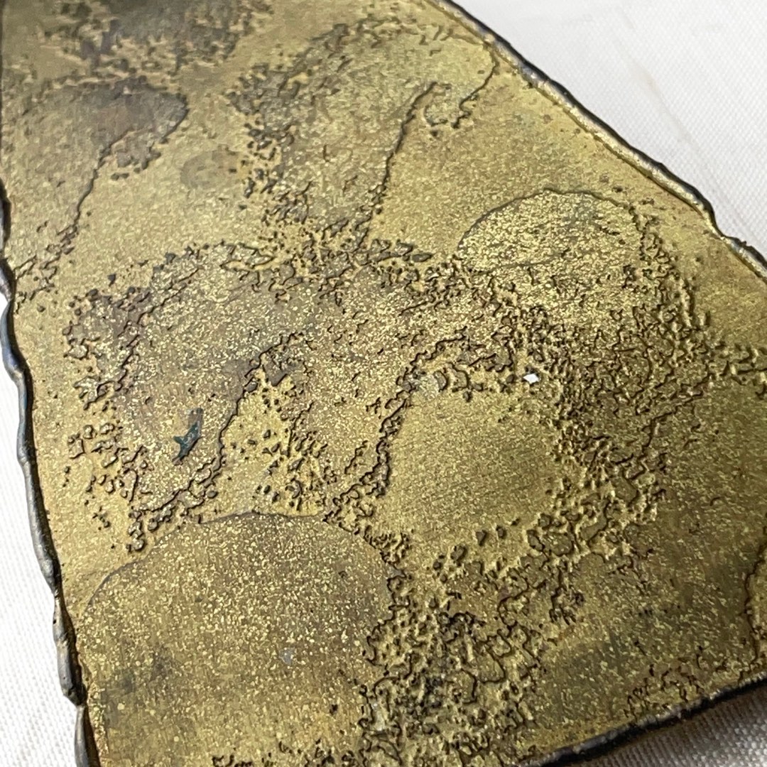 FRESCO MARMORINO METERORITE SHARD Hammered Bas Relief Venetian Plaster ...
