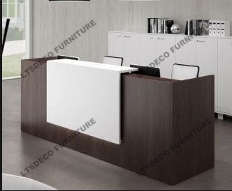 FULL LAMINATED RECEPTION COUNTER TABLE | OFFICE PARTITION | OFFICE ...