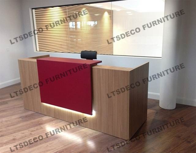 FULL LAMINATED RECEPTION COUNTER TABLE | OFFICE PARTITION | OFFICE ...
