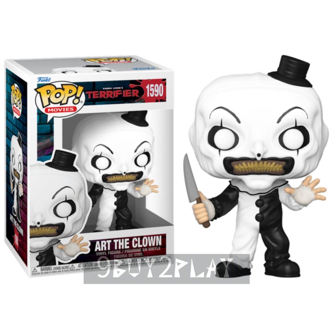 「新貨預訂」Funko pop Terrifier Art The Clown Bike 劊樂小丑, 興趣及遊戲, 玩具 & 遊戲類 ...