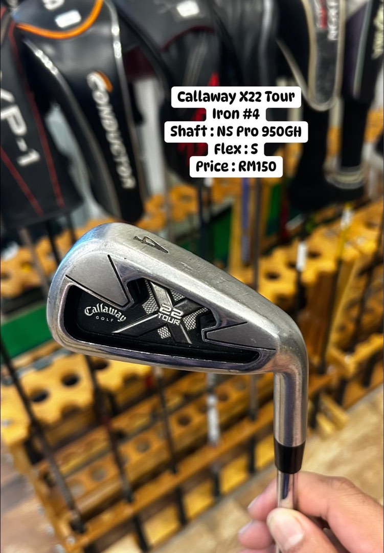 Golf Iron #4 Callaway X22 Tour, Sports Equipment, Sports & Games, Golf ...