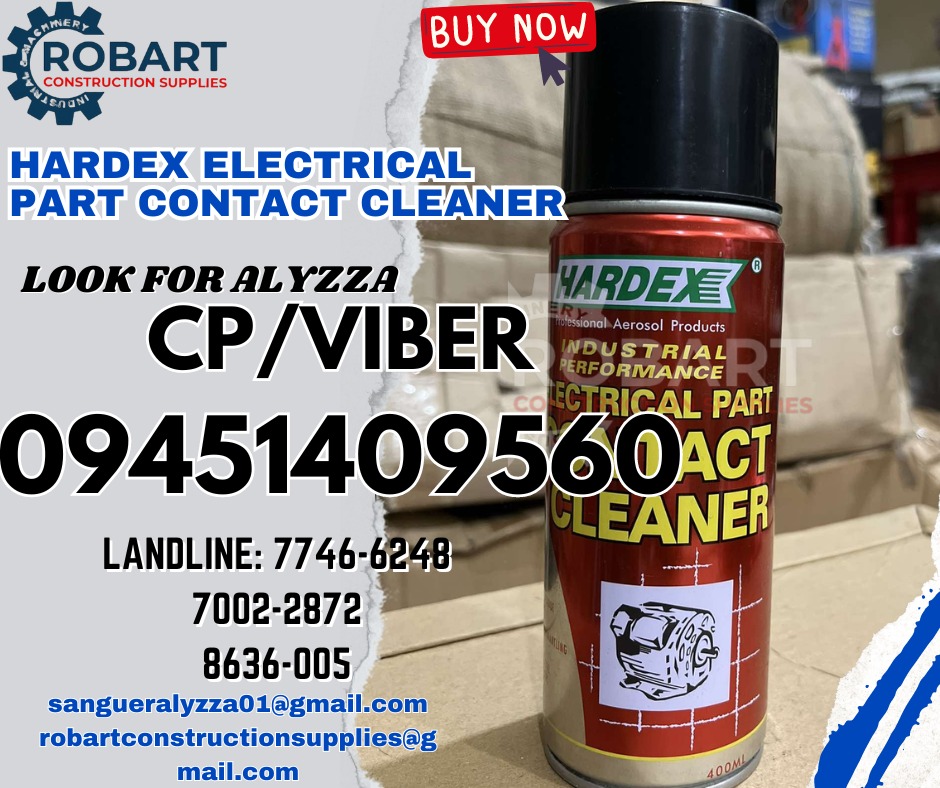 HARDEX ELECTRICAL PART CONTACT CLEANER, Commercial & Industrial ...