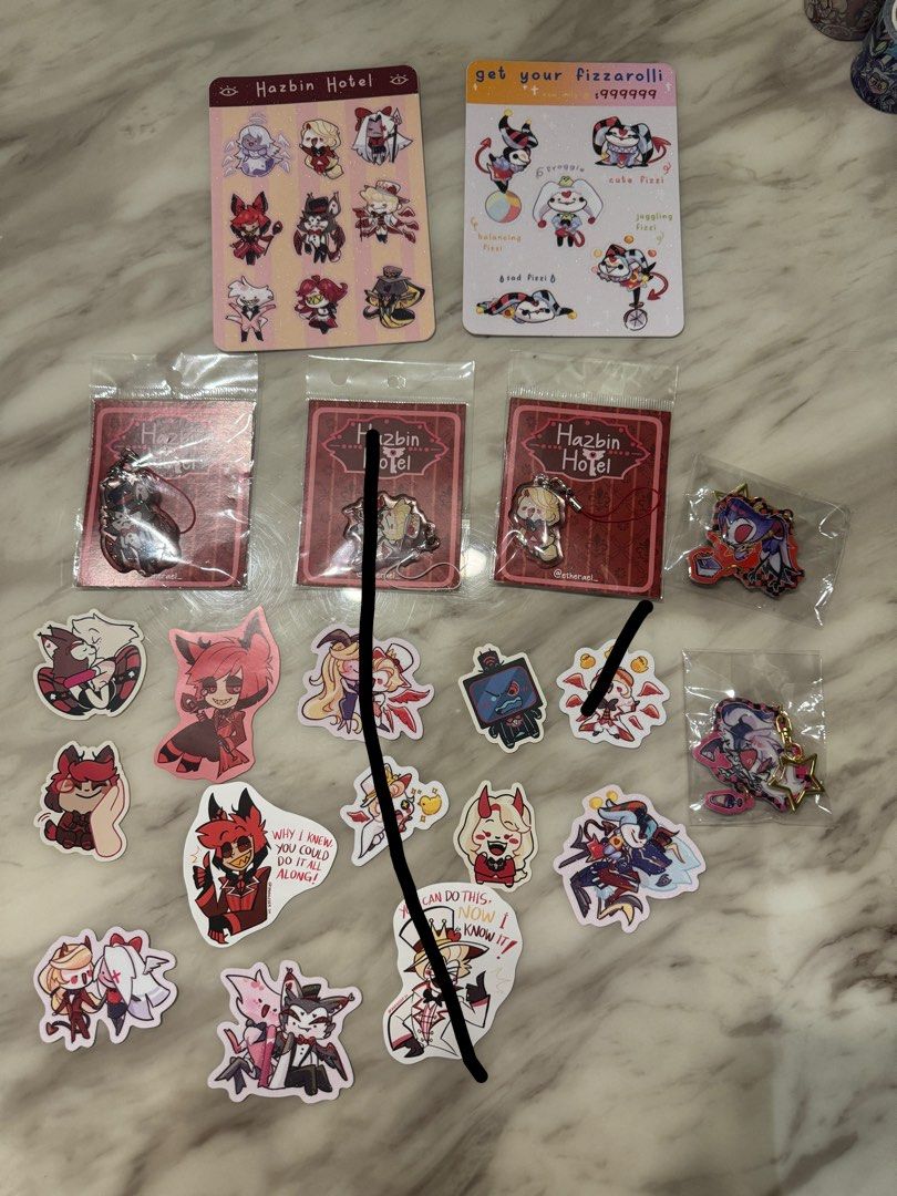 Hazbin Hotel/Helluva Boss Fan Merch, Hobbies & Toys, Memorabilia ...