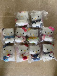 RARE! Hello Kitty Plush 25th Anniversary Limited Swan Swan Kitty Large ...