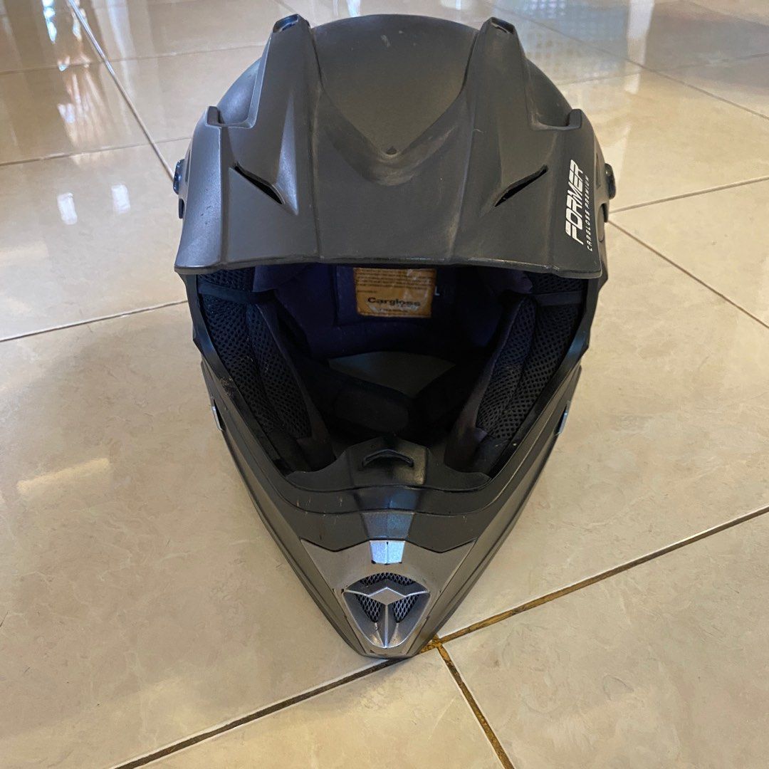 Helm Cargloss Former Premium | Helm Trail Cross Fullface, Motor di ...