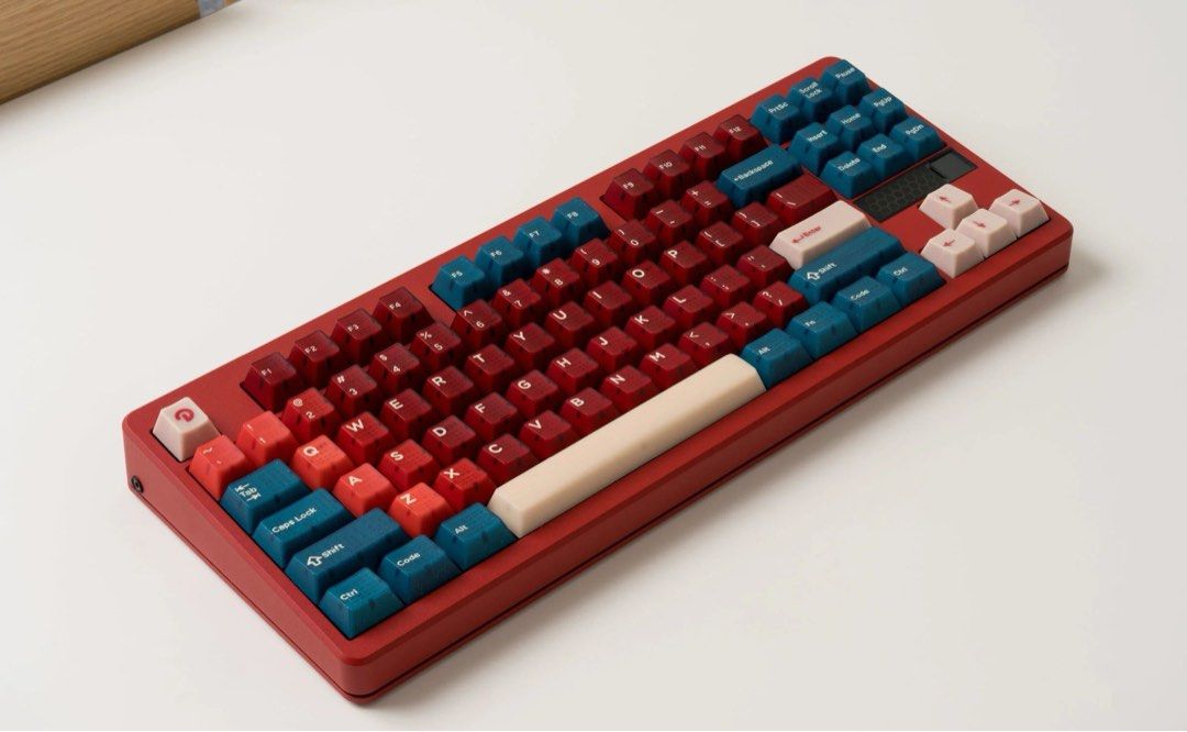 HifiFox x Domikey Red Bean ABS Doubleshot Cherry Profile Keycap - Base ...